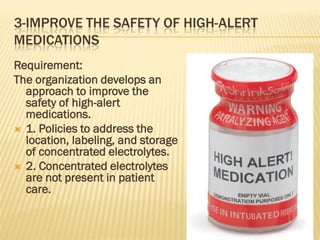 International patient safety goals | PDF