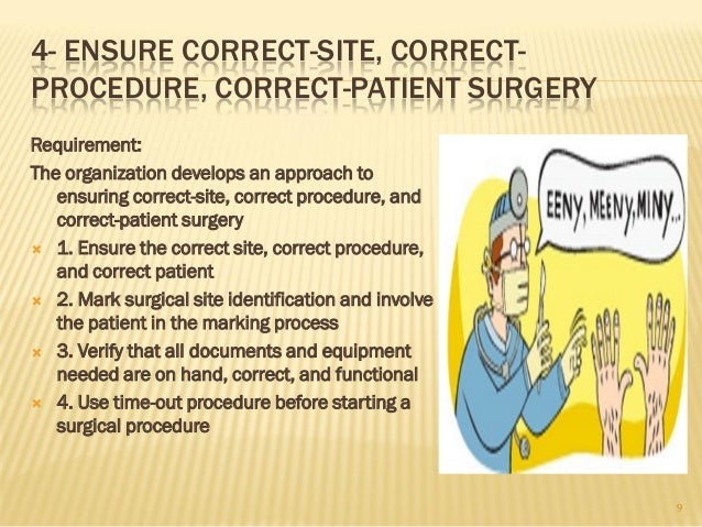 International patient safety goals