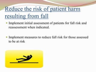 International patient safety goals | PPTX