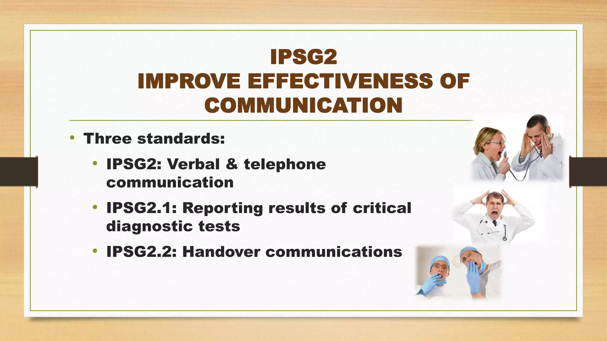 International patient safety goals | PDF
