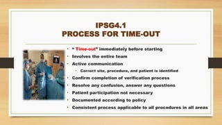 International patient safety goals | PDF