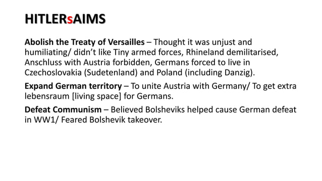 CAMBRIDGE IGCSE HISTORY REVISION 3 - WHY HAD INTERNATIONAL PEACE ...