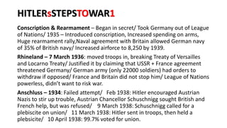 CAMBRIDGE IGCSE HISTORY REVISION 3 - WHY HAD INTERNATIONAL PEACE ...