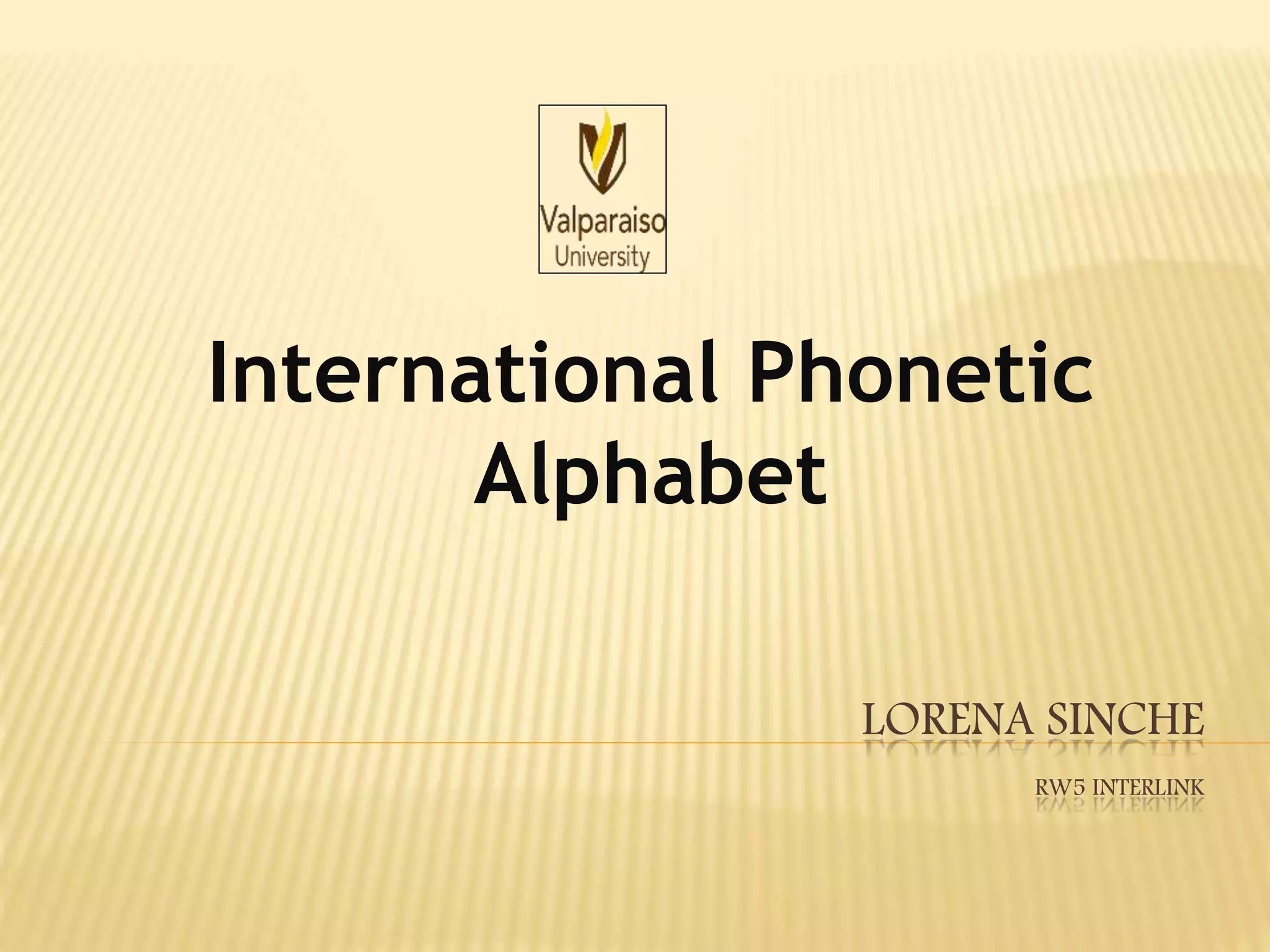 International phonetic alphabet 2 | PPT
