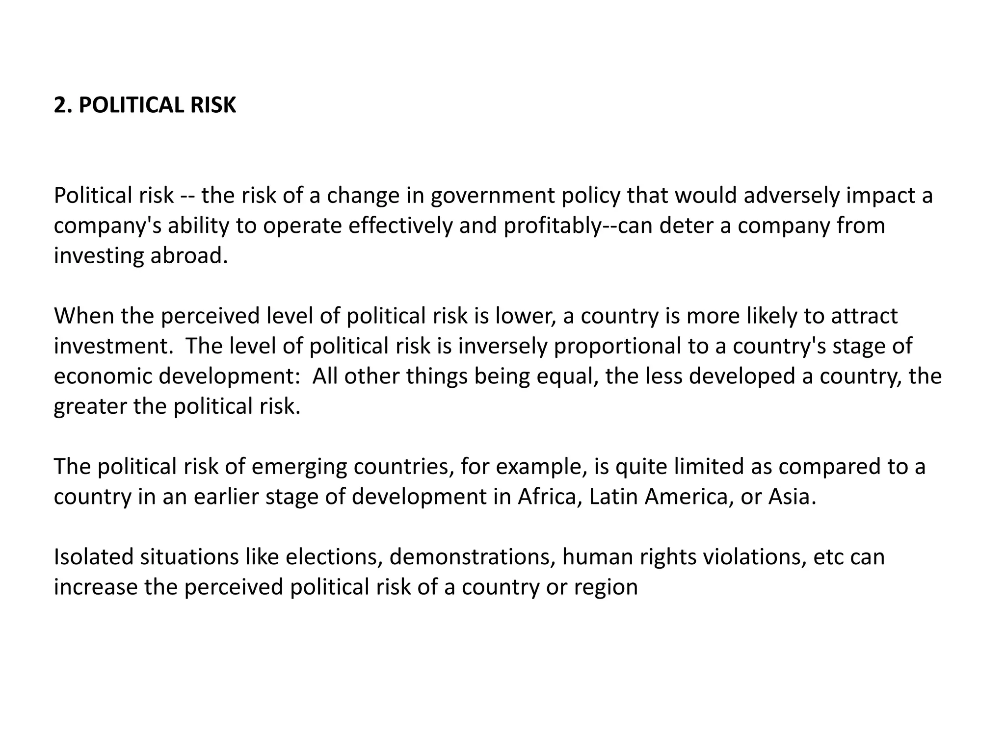 International political environment - class material | PPTX
