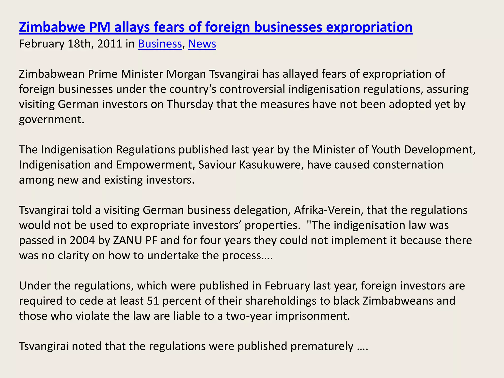 International political environment - class material | PPTX