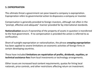 International political environment - class material | PPTX