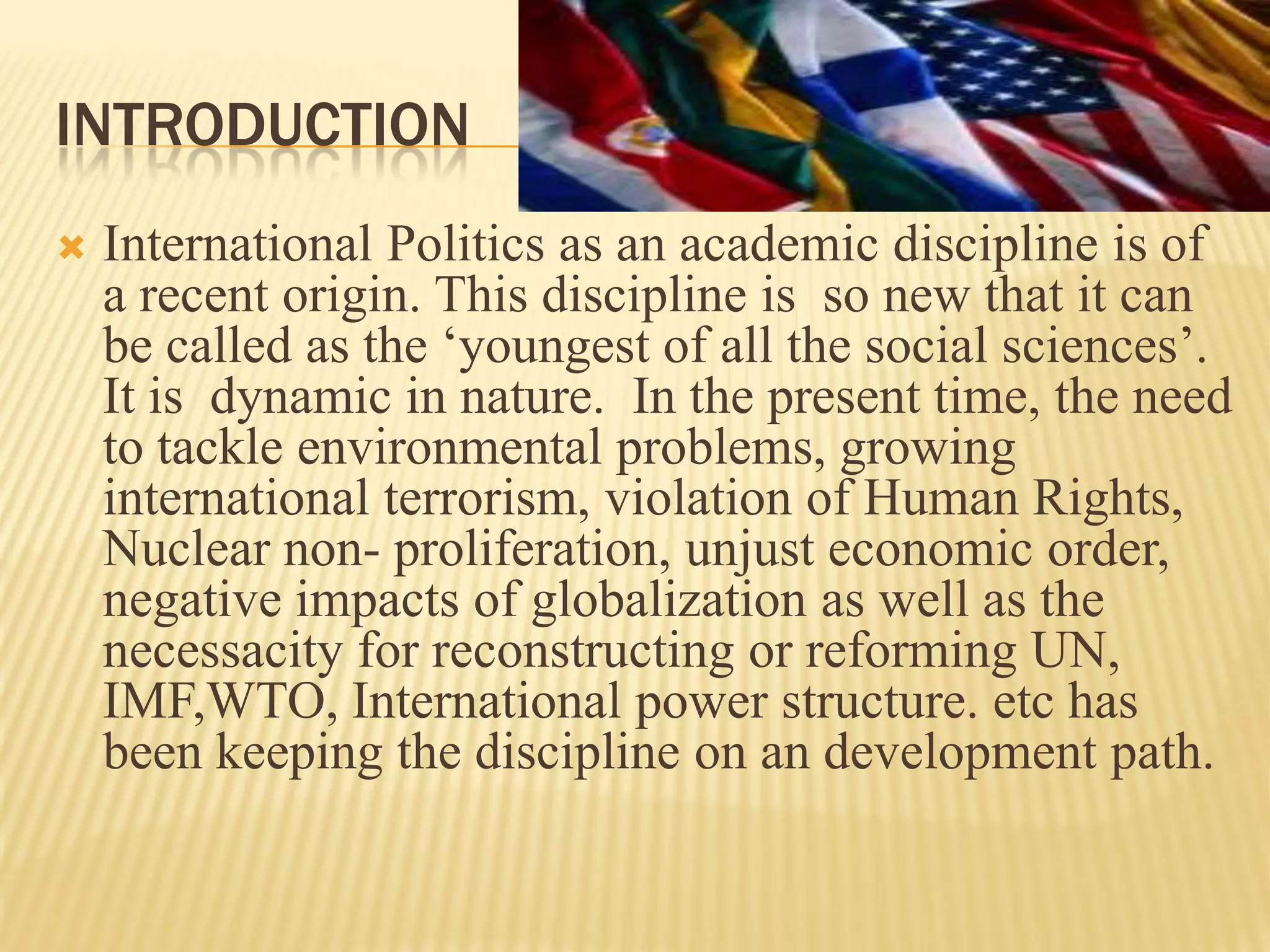 International politics | PDF