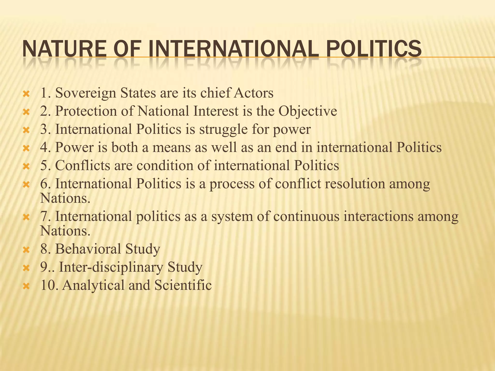 International politics | PDF