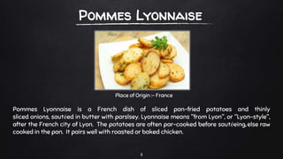 International Potato Preparation and Accompaniment | PPTX