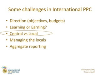 International PPC (course extract) | PPTX