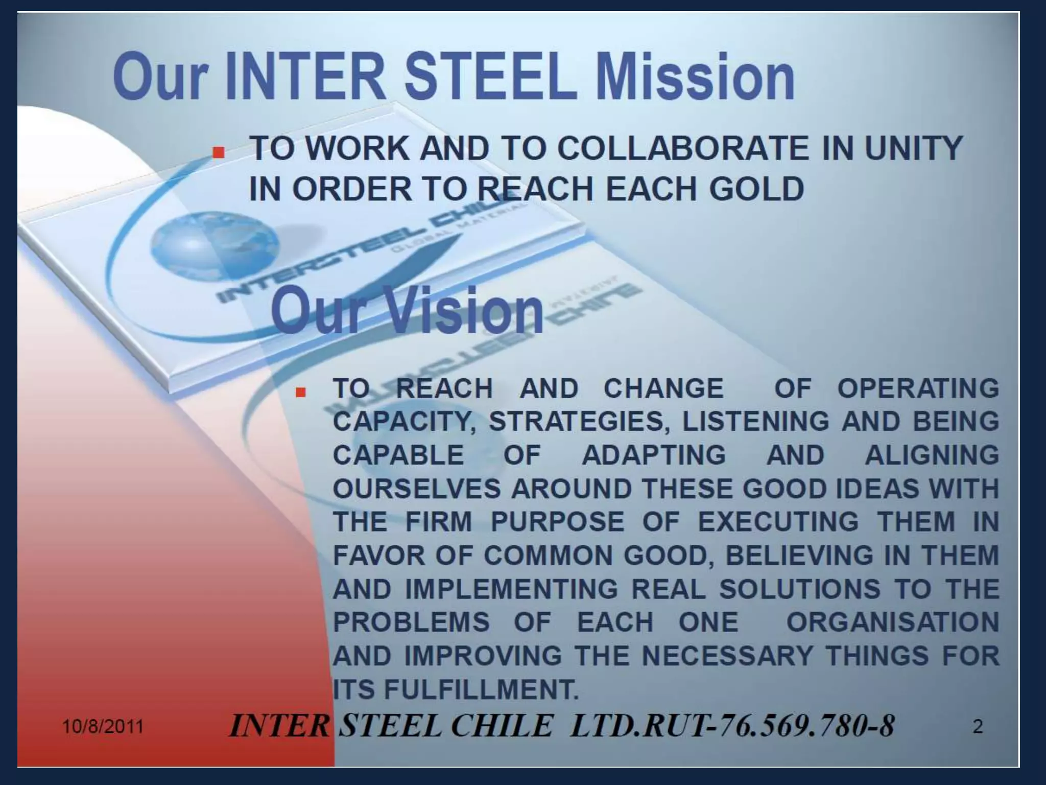 International presentation | PPTX