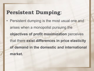 International price discrimination | PPTX