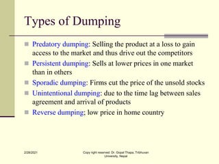International pricing | PPT