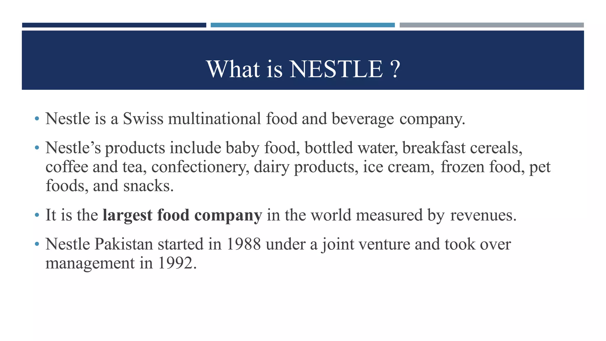 International pricing strategies of nestle | PPT