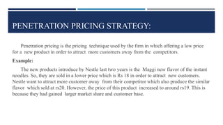 International pricing strategies of nestle | PPTX