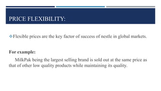 International pricing strategies of nestle | PPT