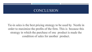 International pricing strategies of nestle | PPTX
