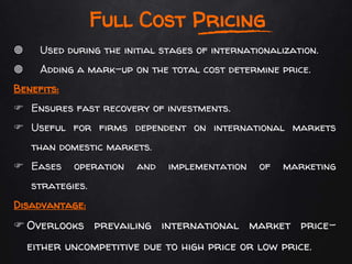 International pricing strategy | PPTX