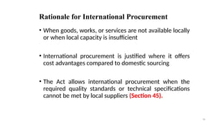 International Procurement ...