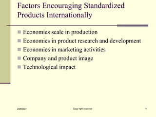 International product | PPT