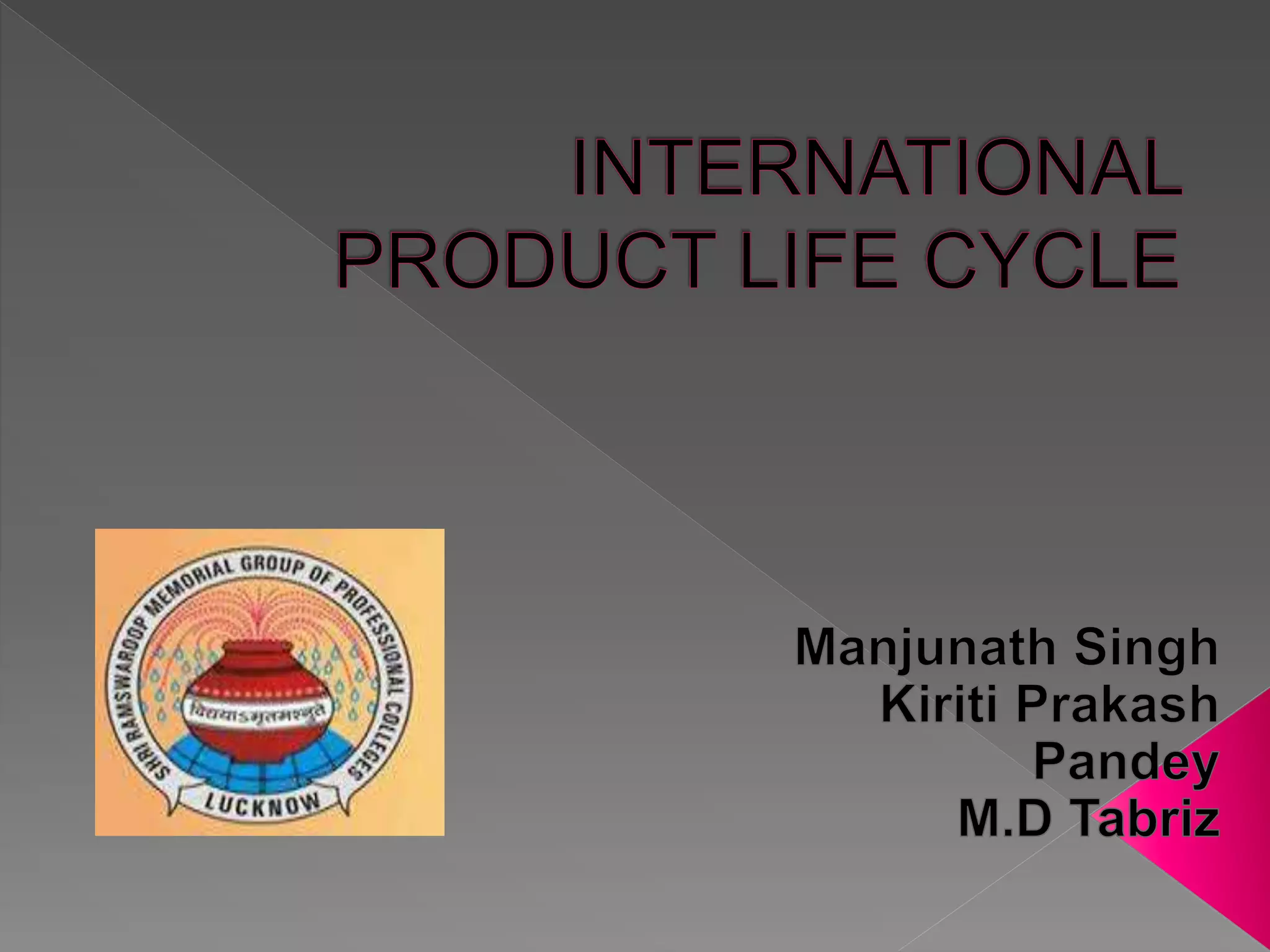 International product life cycle | PPT