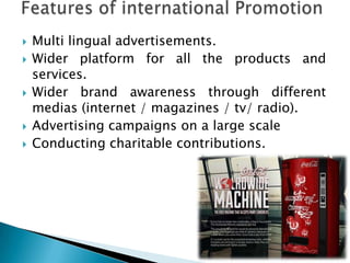 International promotion | PPTX