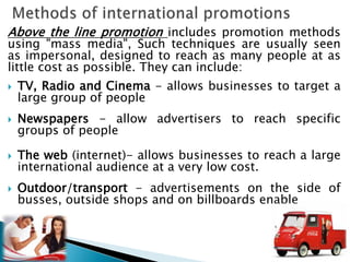 International promotion | PPTX