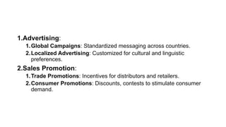 international promotion mix, a promotion | PPT