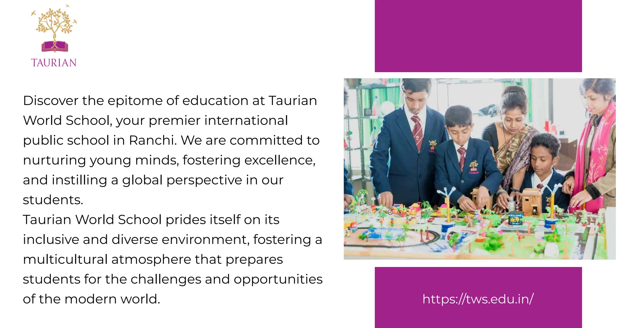 Taurian World School: Your Premier Choice for International Public ...
