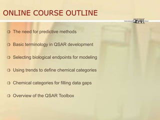 General Concepts in QSAR for Using the QSAR Application Toolbox Part 1 | PPT