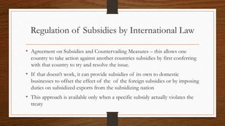 International regulation of trade | PPTX