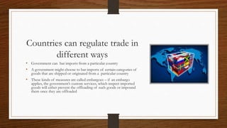 International regulation of trade | PPTX
