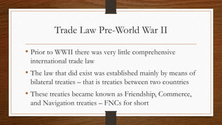 International regulation of trade | PPTX