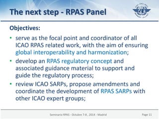 International regulatory framework for remotely piloted aircraft ...