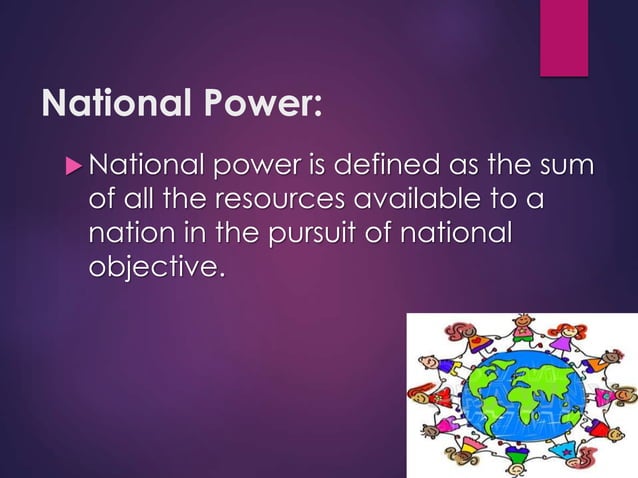 Elements of National Power | PPTX