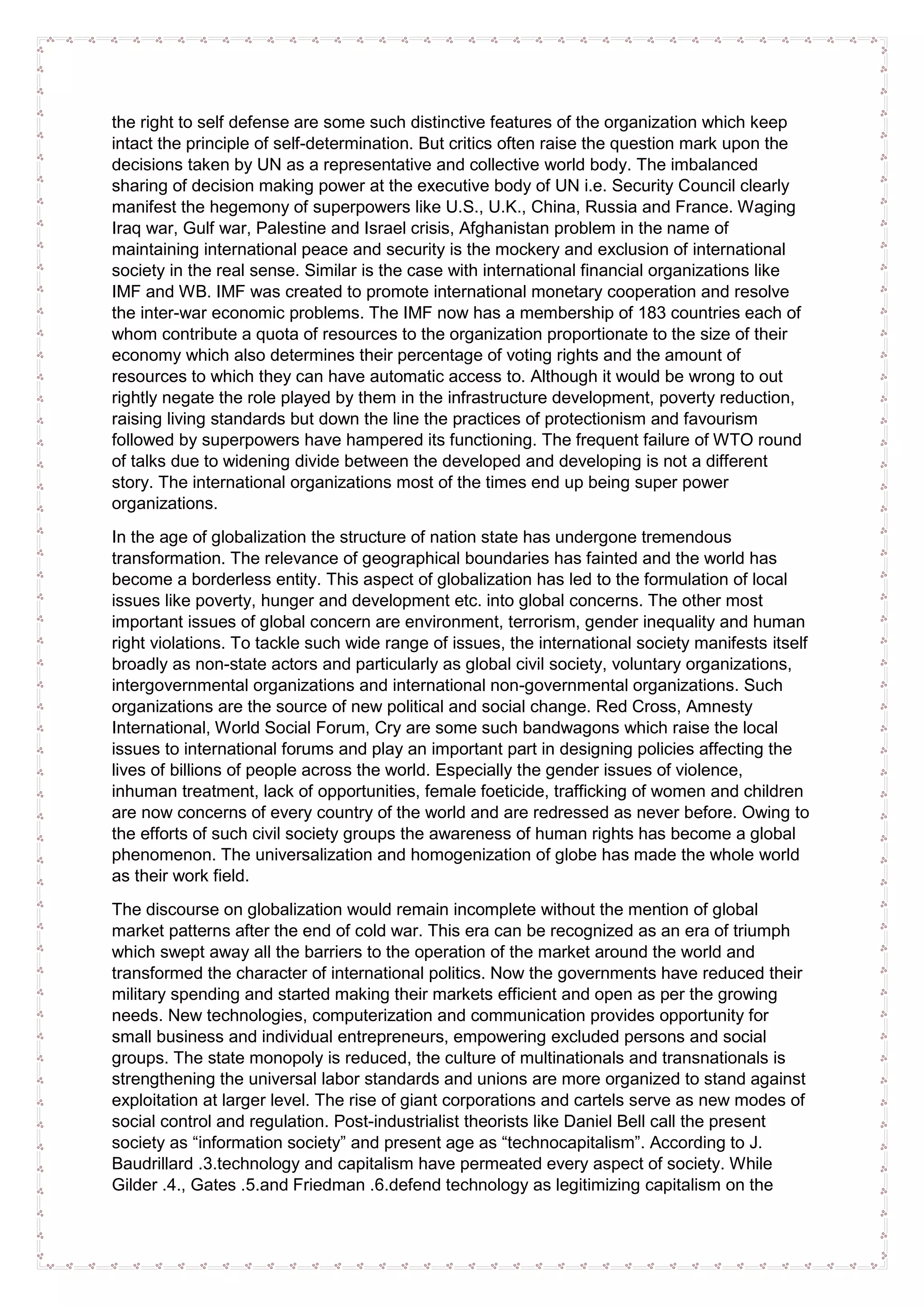 International Relations 1 New | PDF