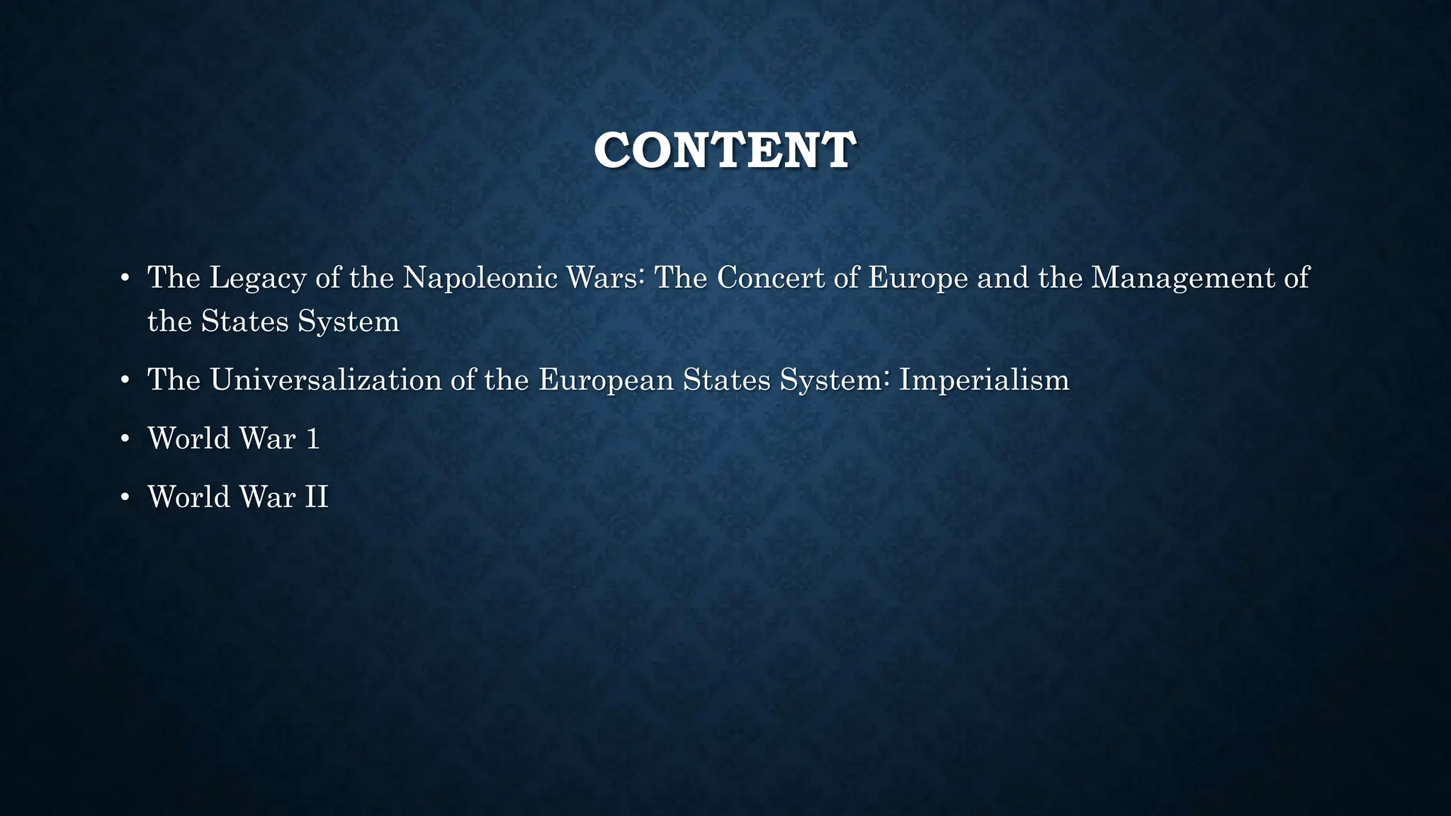 International Relations 3 Pptx
