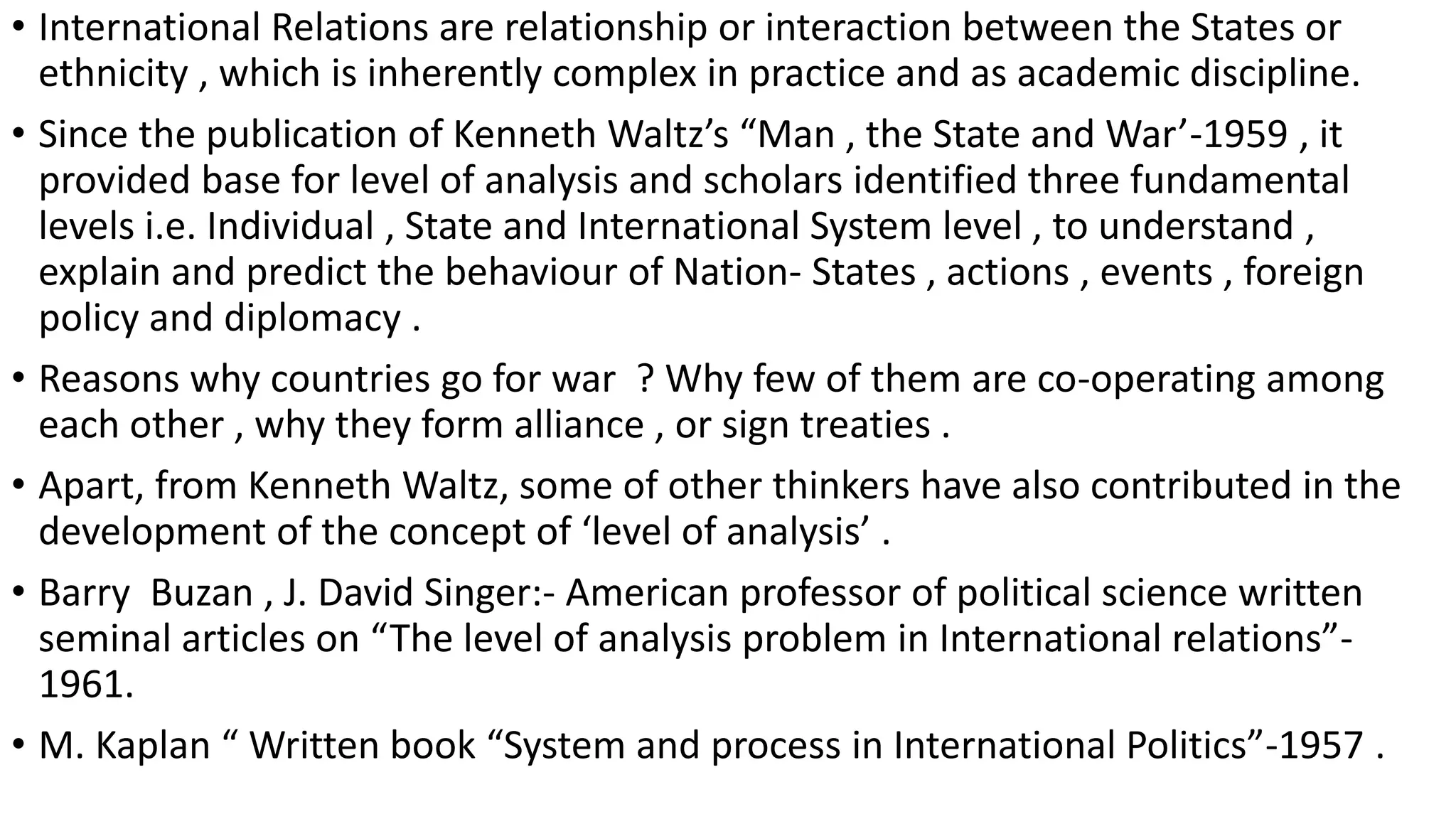 International Relations level of analysis (1).pptx