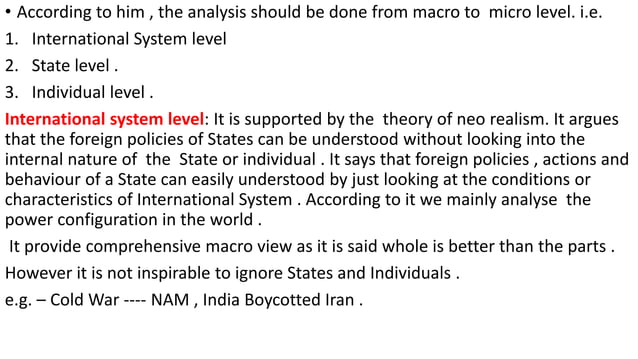 International Relations level of analysis (1).pptx