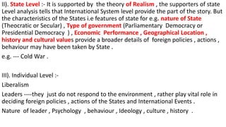 International Relations level of analysis (1).pptx