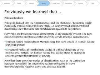 International relations part 2 | PPTX