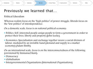 International relations part 2 | PPTX