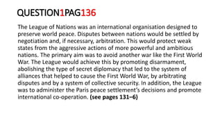 CAMBRIDGE AS HISTORY REVISION - INTERNATIONAL RELATIONS: QUESTIONS AND ...