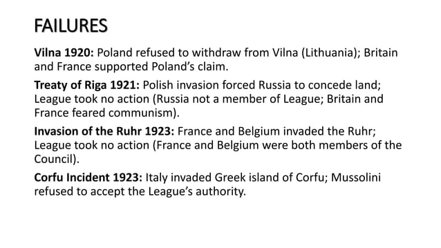 CAMBRIDGE AS HISTORY REVISION - INTERNATIONAL RELATIONS: 5.3 SUCCESSES ...