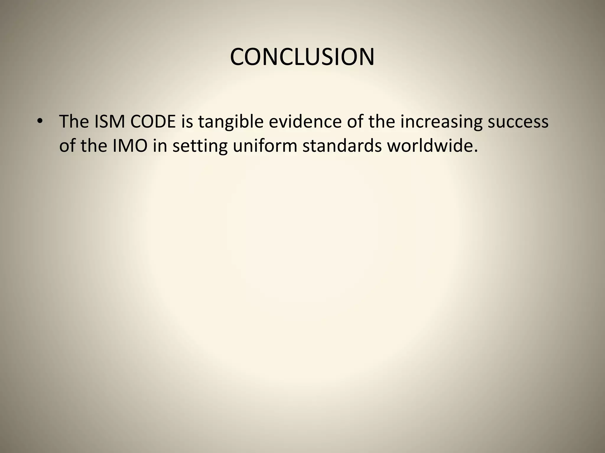 International safety management code ppt | PPTX