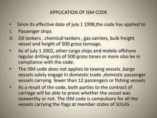 International safety management code ppt | PPTX