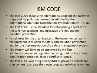 International safety management code ppt