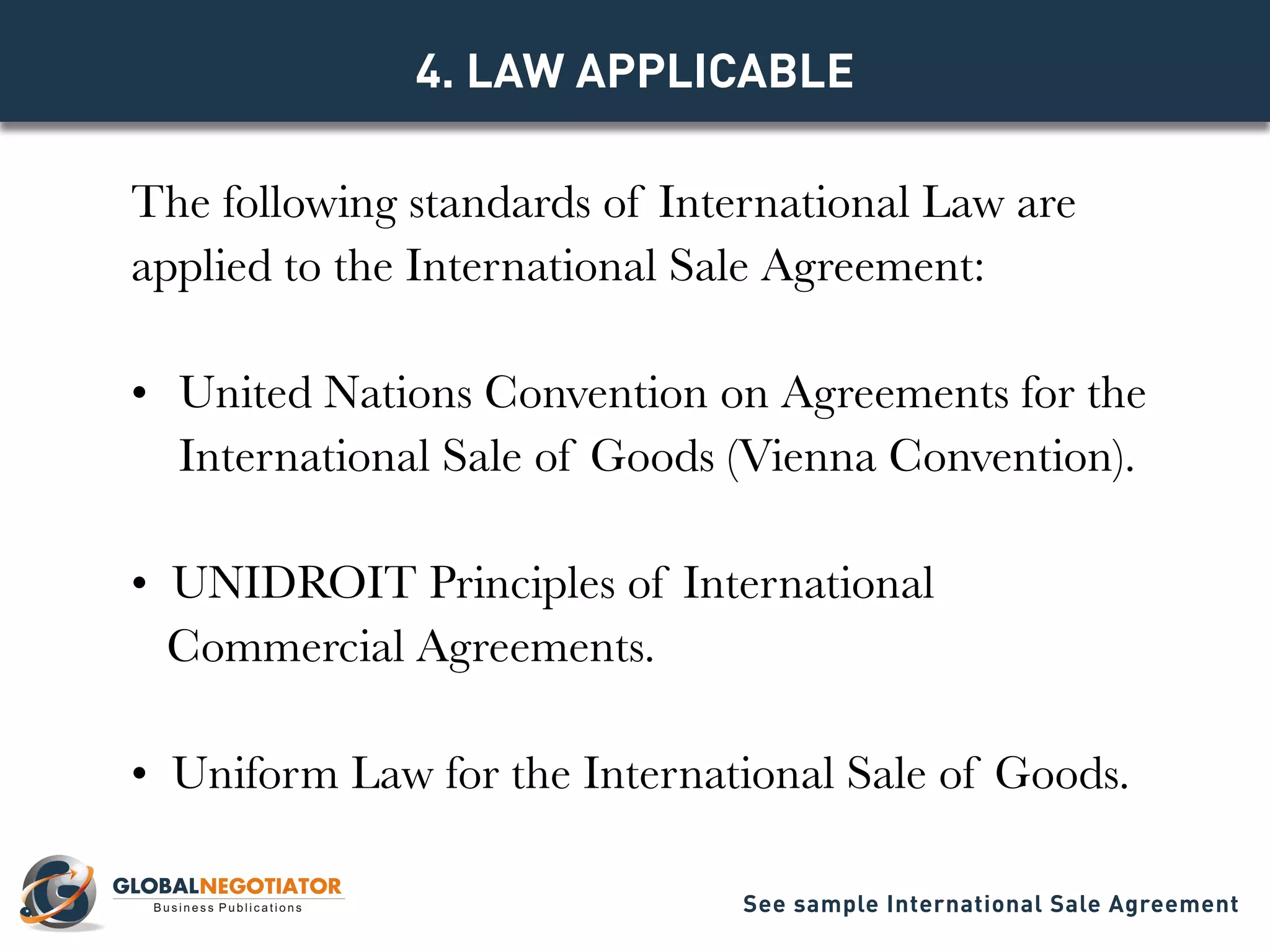 INTERNATIONAL SALE AGREEMENT TEMPLATE | PDF