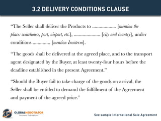 INTERNATIONAL SALE AGREEMENT TEMPLATE | PDF